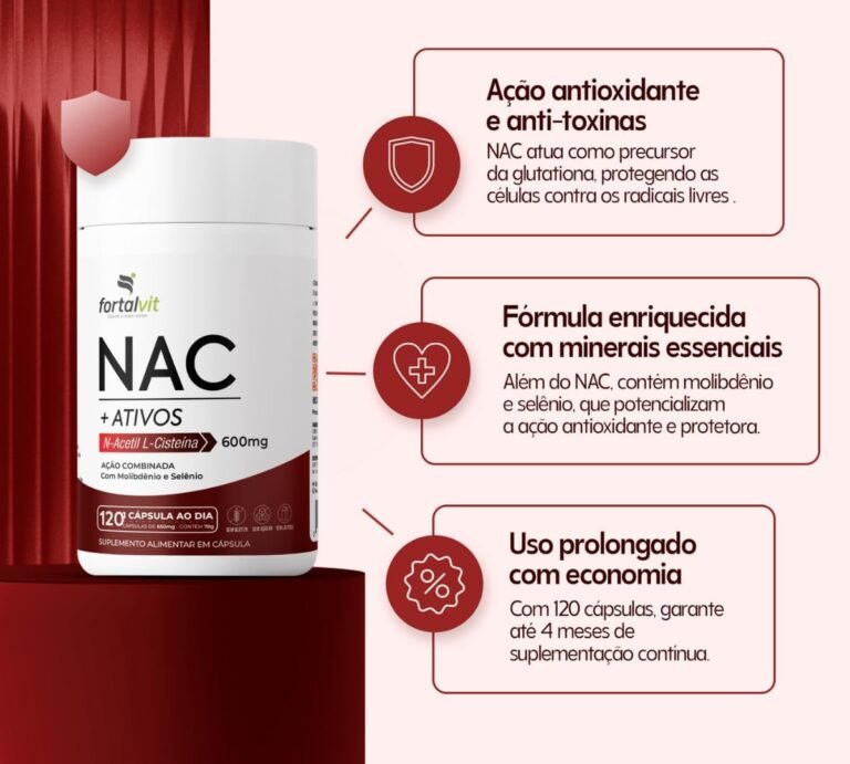 NAC N-Acetilcisteína: Guia Definitivo da NAC Benefícios Dose e Para Que ...